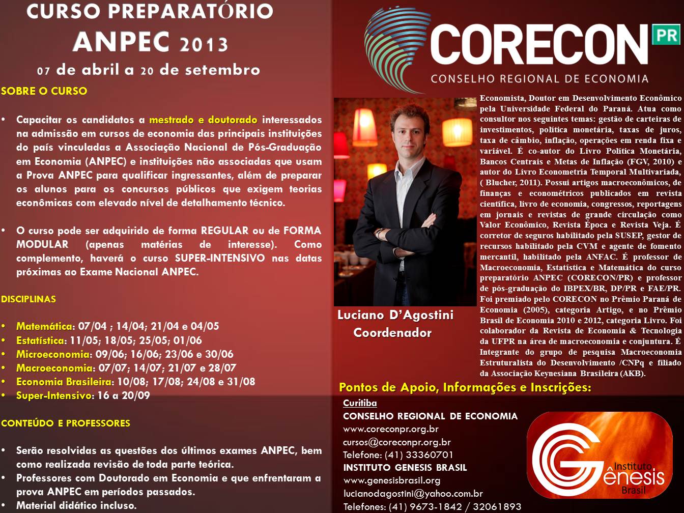 2013 FOLDER ANPEC | Corecon PR